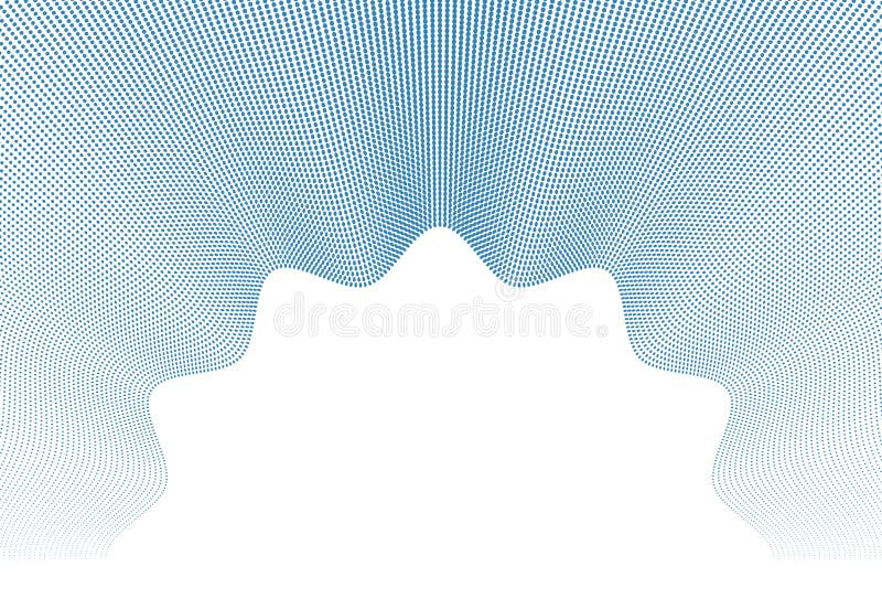 Vector Abstract Background With Wave Of Flowing Particles Frame Smooth