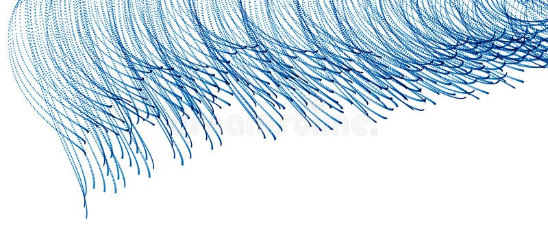 Abstract Flowing Mesh Wave Stock Vector Illustration Of Geometric