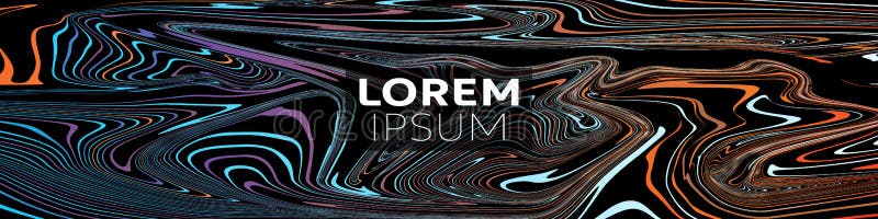 Vector Abstract Background, Web Banner with Marble Color Paint Texture ...