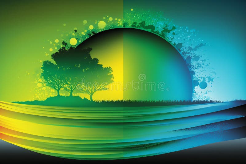 Vector Abstract Background of World Environment Concept and Eco ...