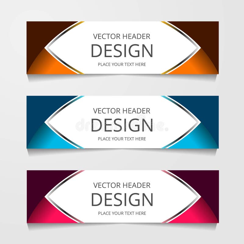 Vector Abstract Banner Design. Modern Web Template. Stock Vector ... Vector Abstract Banner Design. Modern Web Template. Stock Vector ...