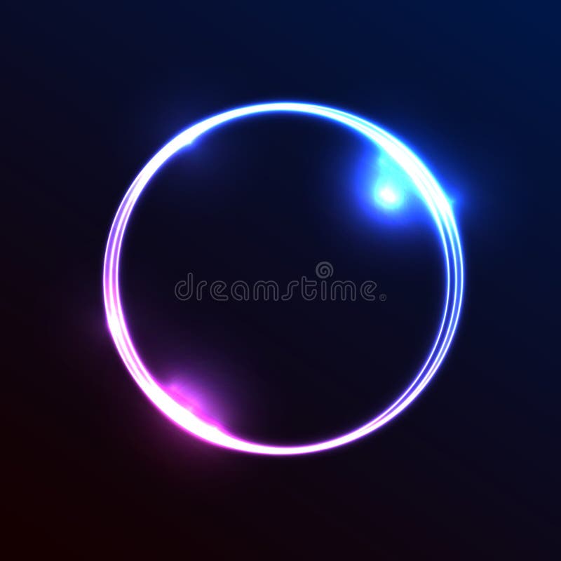 Vector Abstract Banner with Bright Circle Shape Stock Vector ...