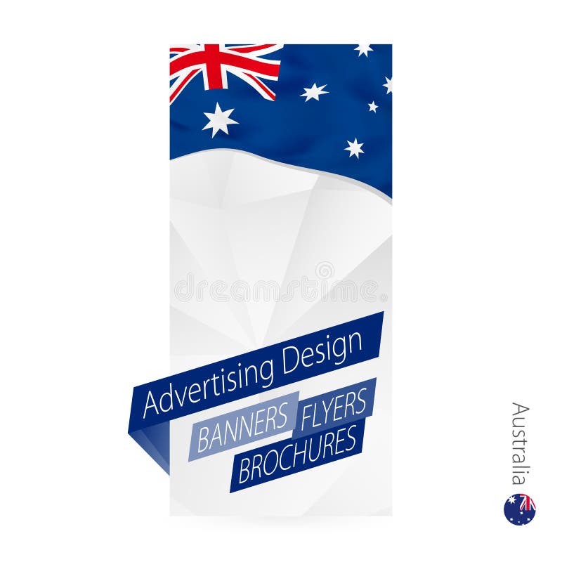 Vector Abstract Banner Template for Australia Stock Vector ...