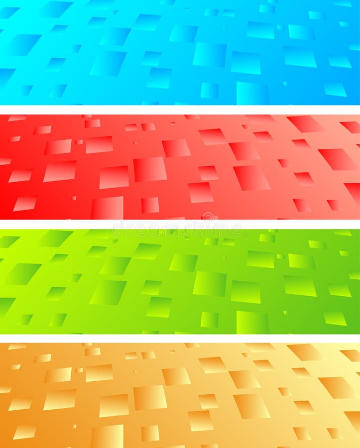 Vector abstract banners stock vector. Illustration of blue - 10279369