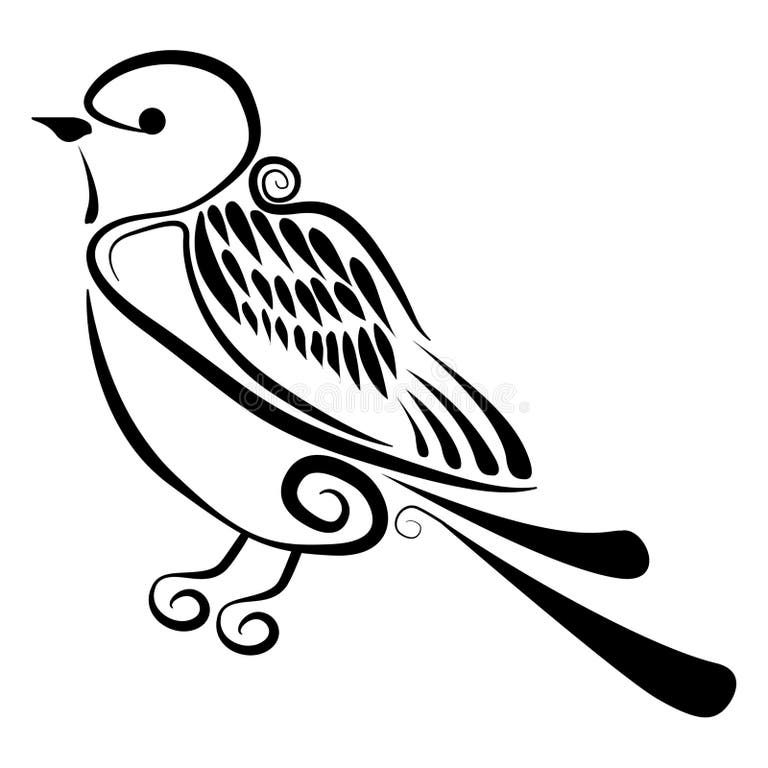 Vector - Abstract bird stock illustration. Illustration of wild - 71106587