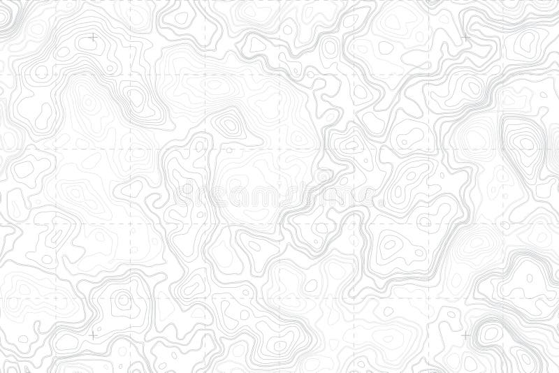 Vector Abstract Blank Topographic Contour Map Stock Vector ...