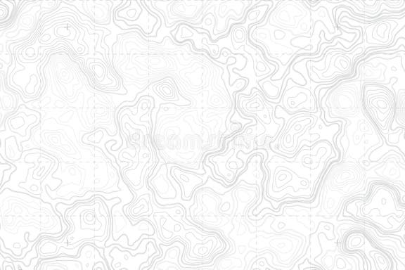 Vector Abstract Blank Topographic Contour Map Stock Vector ...