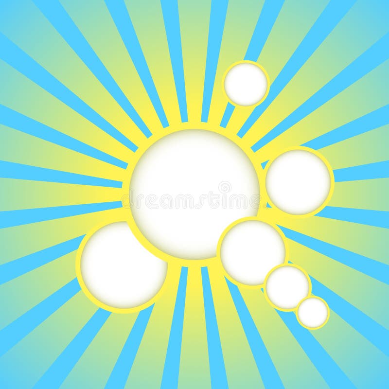 Vector Sun Rays Background. Stock Vector - Illustration of heaven, gold ...