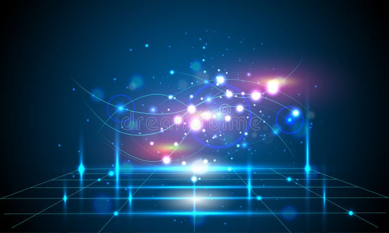 Modern Data Transfer Technology of the Future with the System Stock ...