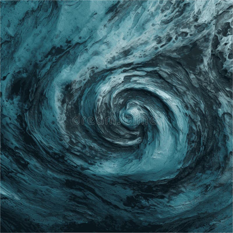 Vector Abstract Blue Cement Spiral Wave Texture Background Stock Vector ...
