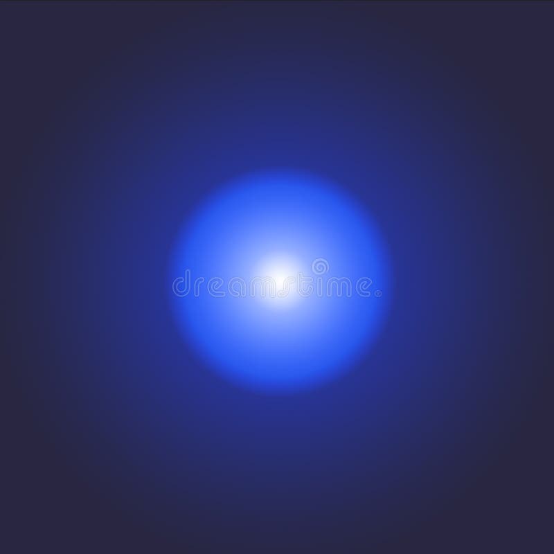 Vector Abstract Blue Circle on a Dark Background Stock Illustration ...