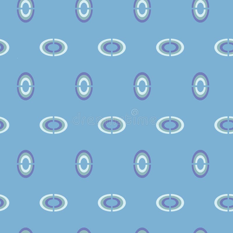 Vector Abstract Blue Half of Circles Repeating Pattern Background ...