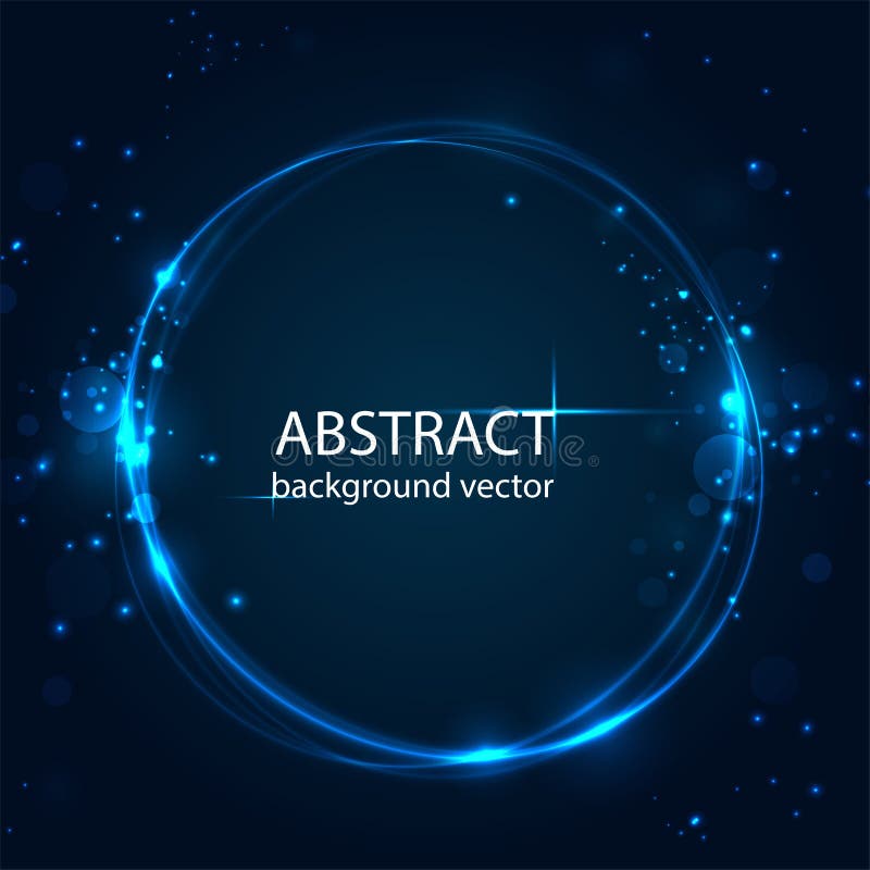 Vector Abstract Blue Motion Light Effect Background.for Business ...