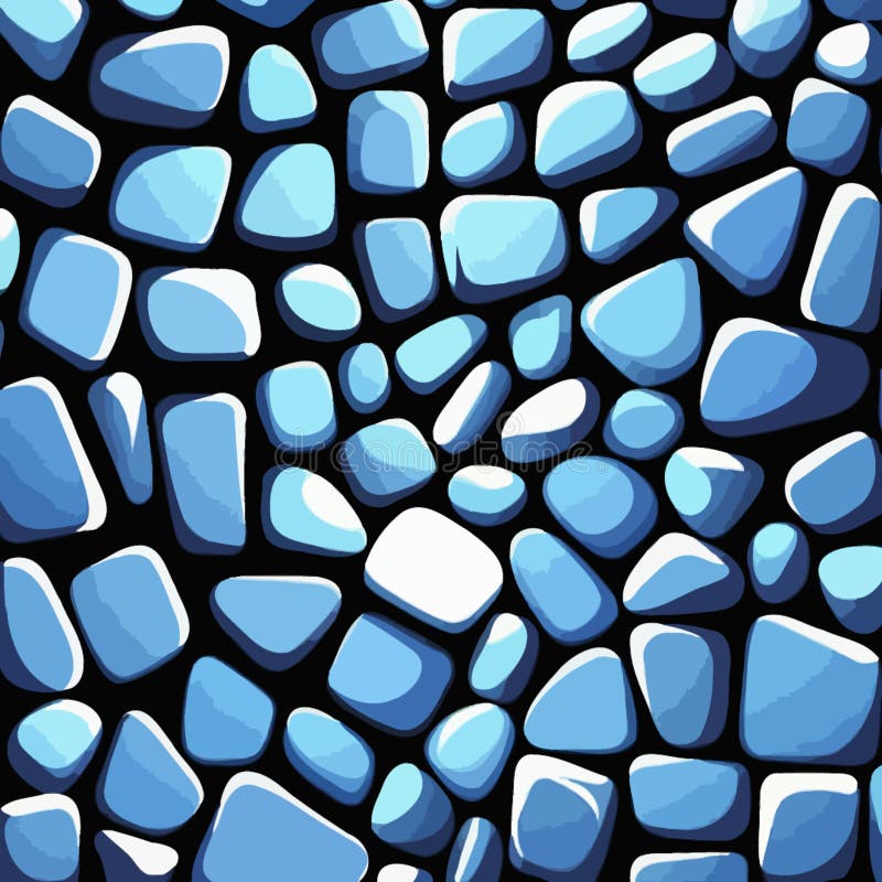 Vector of Abstract Blue Pebble Pattern Wallpaper Background Ai ...