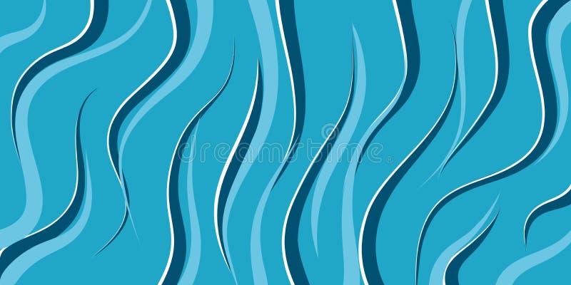 Vector Abstract Blue Stripped Background for Design. Dark and Light ...