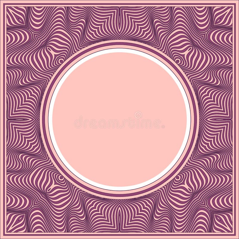 Vector Abstract Border with Distortion Effect. Stock Vector ...