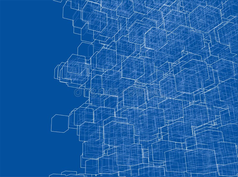 Vector Abstract Boxes Background Stock Vector - Illustration of ...