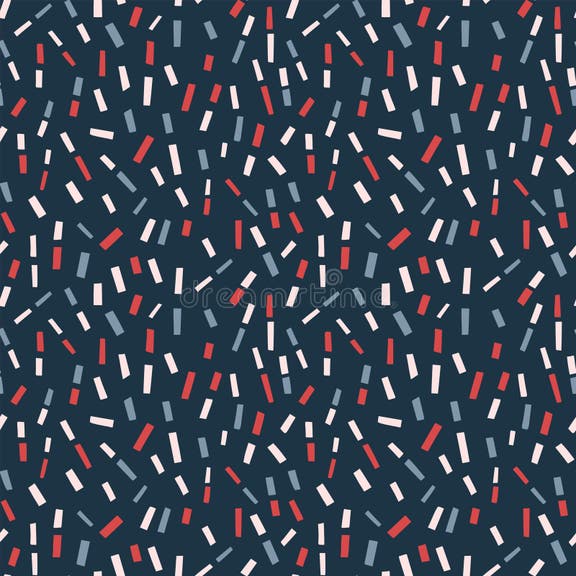 Vector Abstract Bright Christmas Confetti Pattern on Dark Background ...