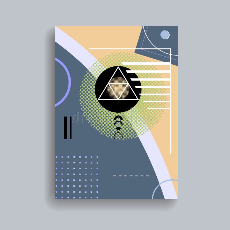 Vector Abstract Brochure, Geometric Graphic Design Stock Illustration ...