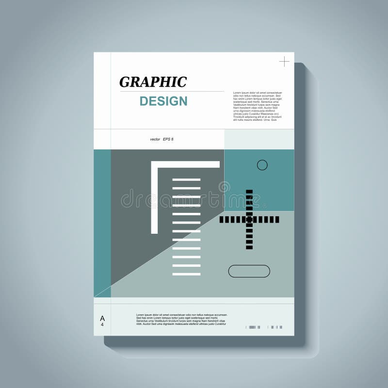 Vector Abstract Brochure, Geometric Graphic Design Stock Vector ...