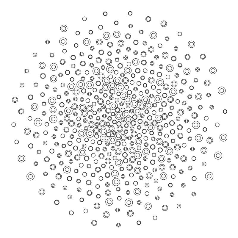 Vector Abstract Bubbles Pattern Background Stock Vector - Illustration ...