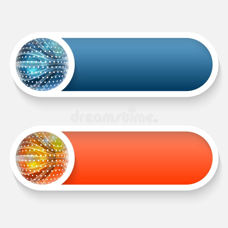 Vector abstract button stock vector. Illustration of element - 34252954