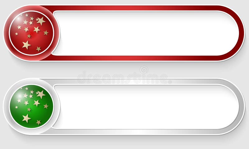 Vector Abstract Buttons with Stars Stock Vector - Illustration of ...