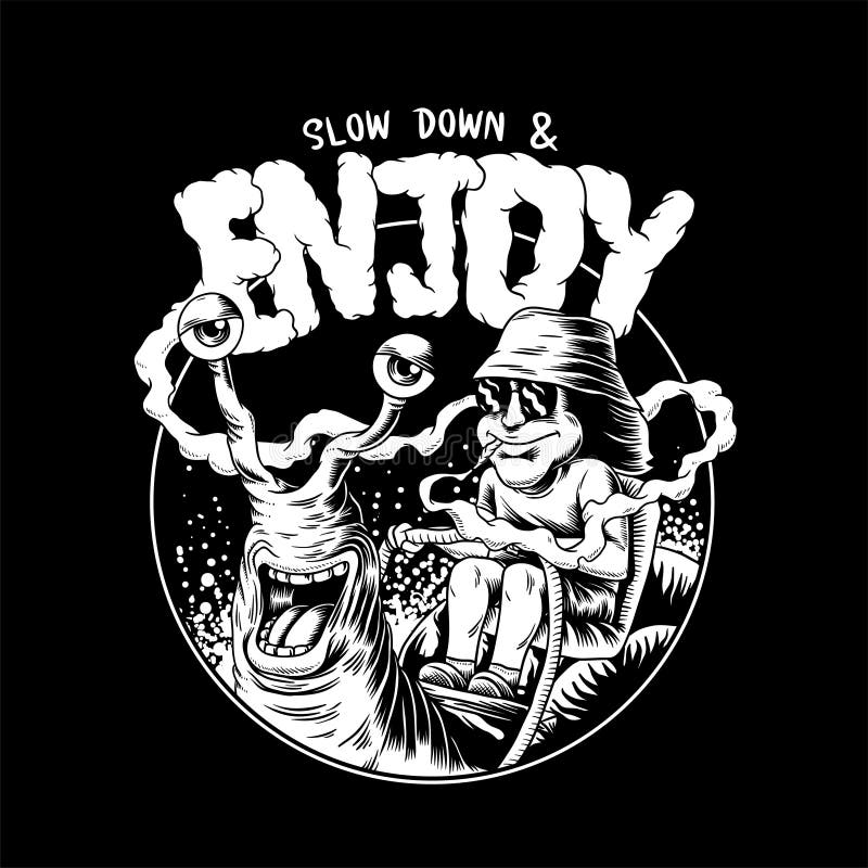 Vector of an Abstract Cartoon Art Stock Illustration - Illustration of ...