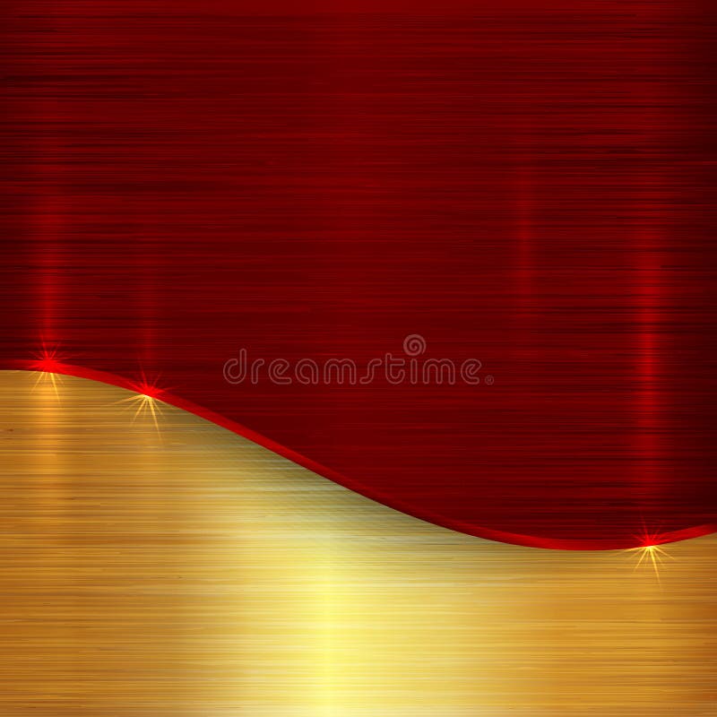Red and Dark Metal Abstract Background Stock Illustration ...