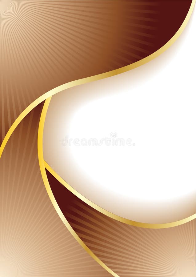 Abstract Chocolate Curve stock illustration. Illustration of curve ...