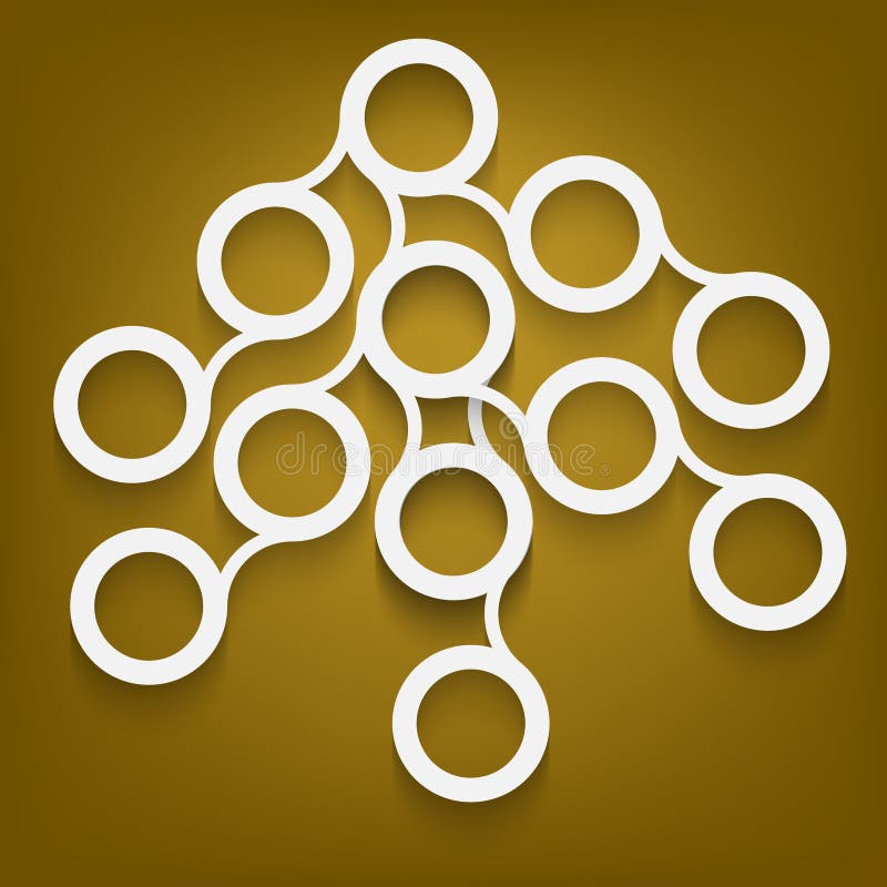 Vector Abstract Circle Object Stock Vector - Illustration of shiny ...