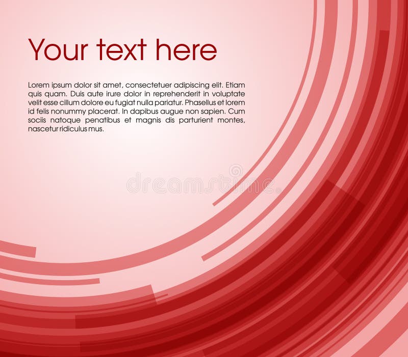 Vector Abstract Circle Rectangle Background In Red Color Stock Illustration Illustration Of