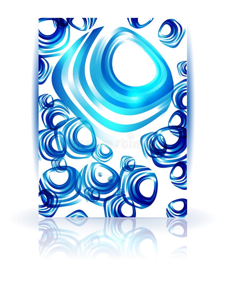 Vector Abstract Circle and Wave. Stock Vector - Illustration of line ...