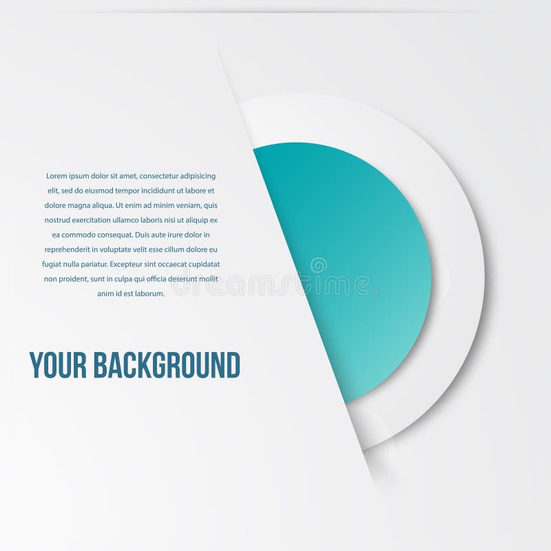 Vector Abstract Circles Template. Object Web Stock Illustration ...