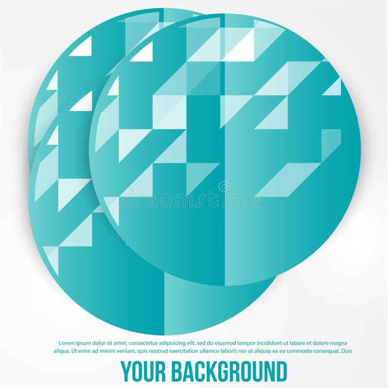 Vector Abstract Circles Template. Web Design Stock Vector ...