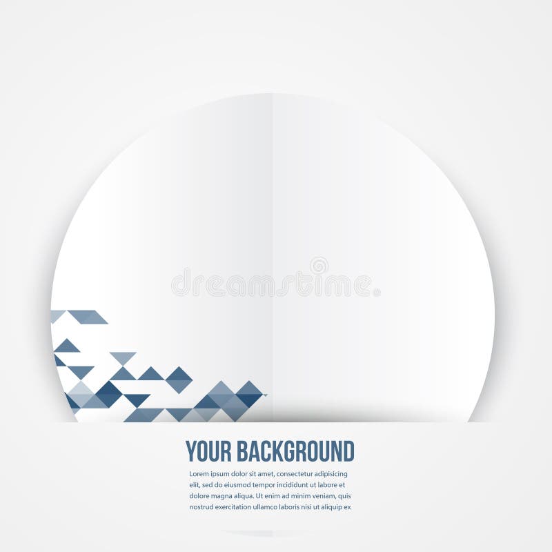 Vector Abstract Circles Template. Web Design Stock Vector ...