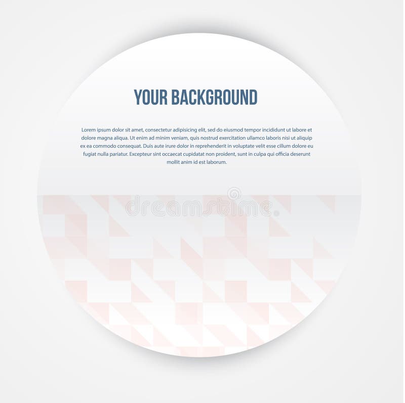 Vector Abstract Circles Template. Web Design Stock Vector ...