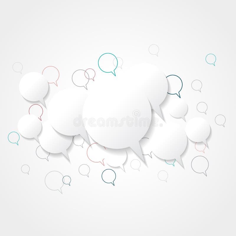 Infographic with Six Bubbles and Topic Areas Stock Photo - Illustration ...