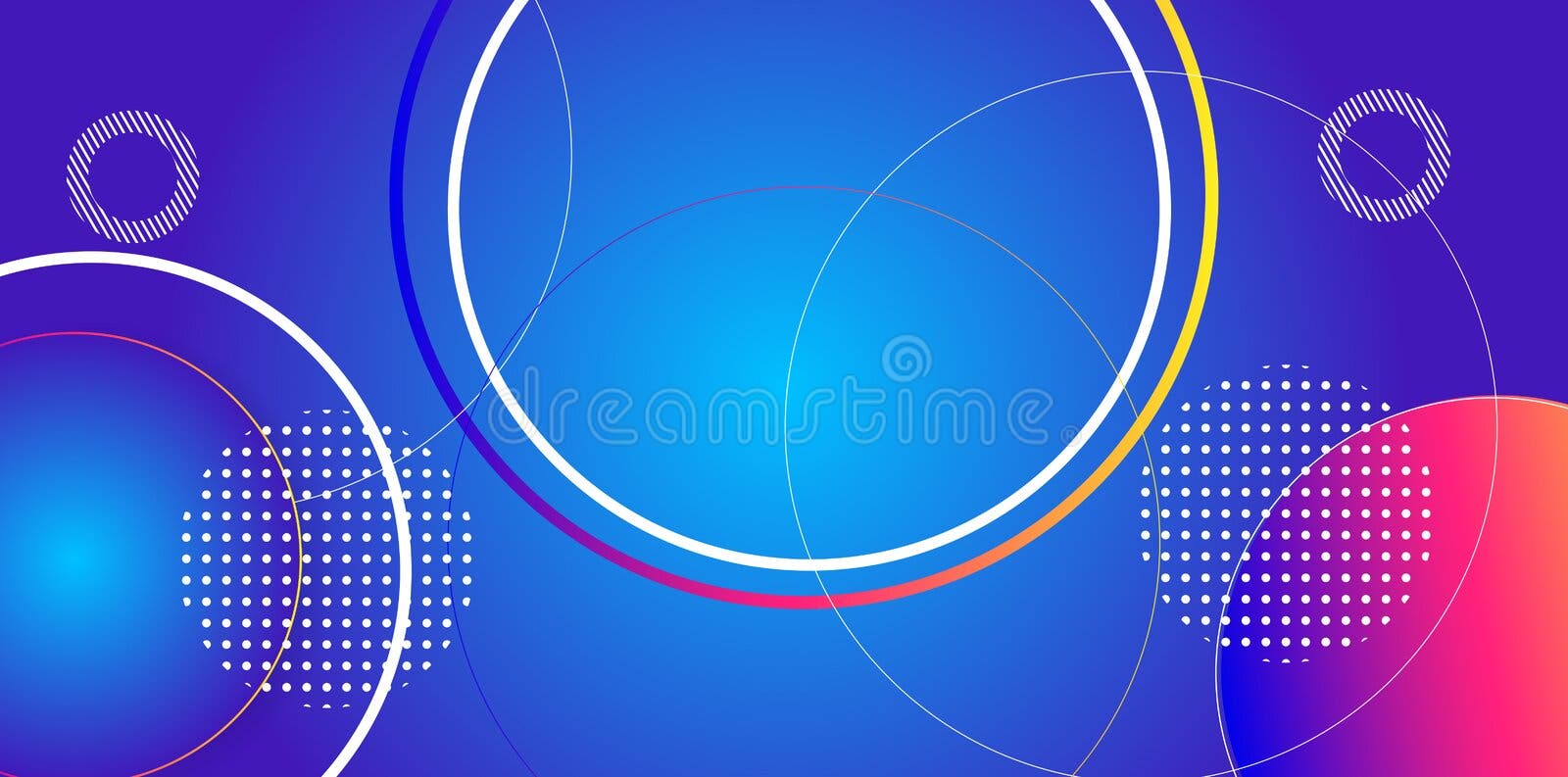 Abstract Circular Shaped Elements As Background Template Stock Image ...