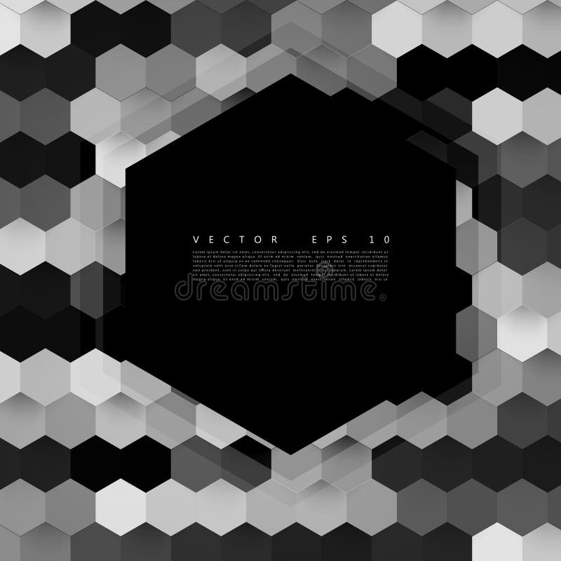 Vector Abstract Color 3d Hexagonal. Stock Vector - Illustration of grid ...