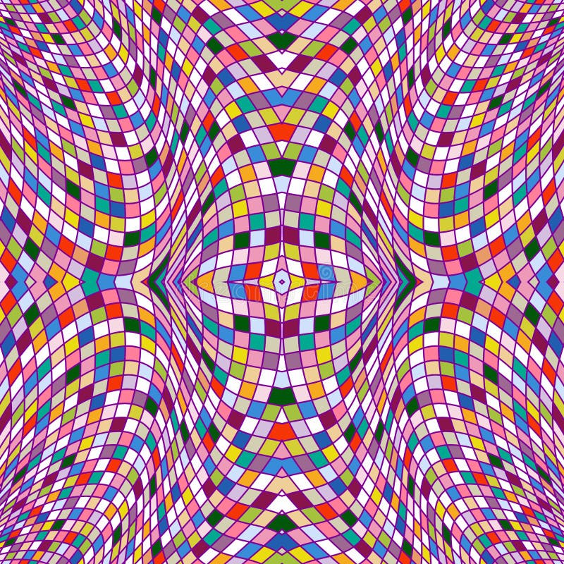 Vector Abstract Color Grid Pattern Stock Vector Illustration Of Grid