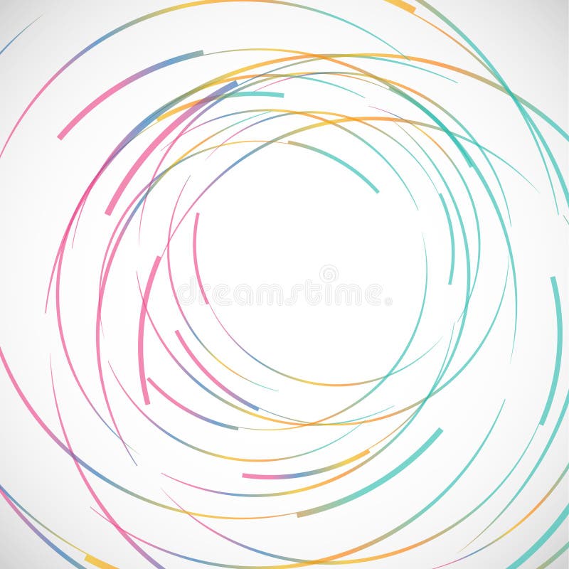 Vector Abstract Color Line and Circle Background Stock Vector ...