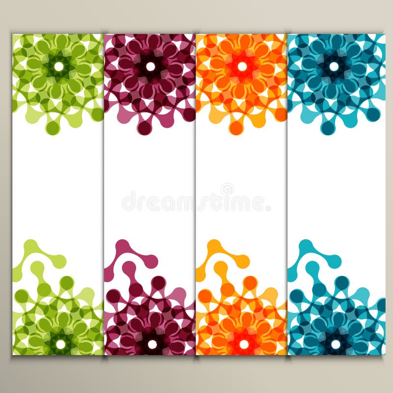 Vector Abstract Color Pattern on Banner Background Stock Vector ...