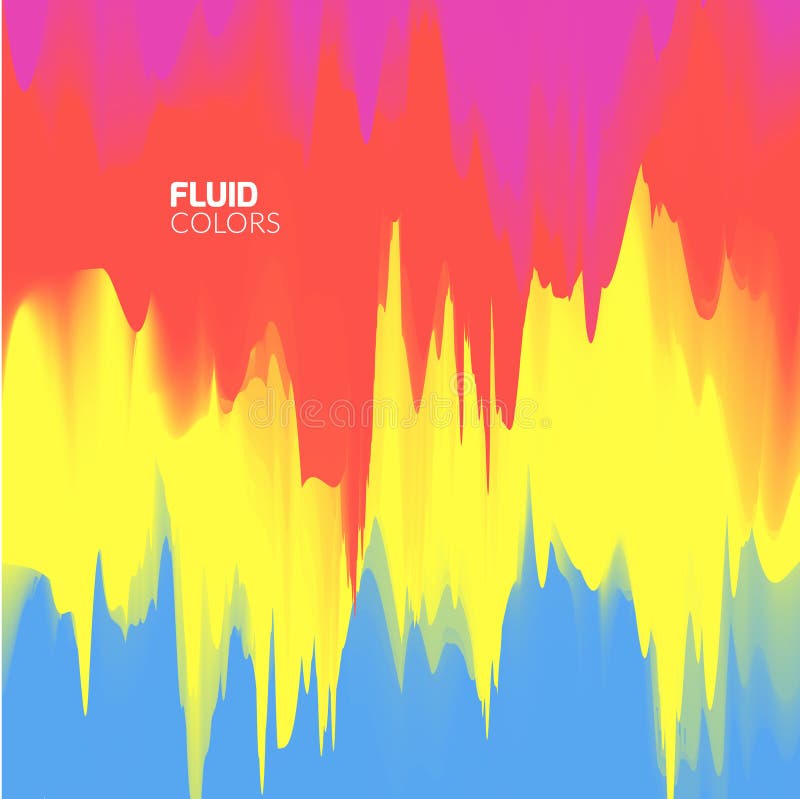 Vector Abstract Colorful Background. Light Flowing Colors Stock Vector ...