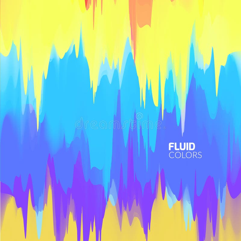 Vector Abstract Colorful Background. Light Flowing Colors Stock Vector ...