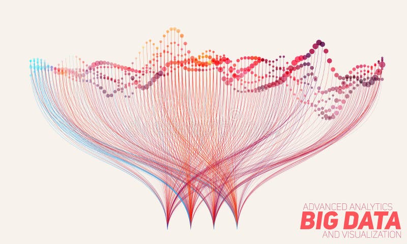 Abstract Analysis Grid Algorithm Data On Blue Background Big Data 3d Grid Data Chart Algorithm