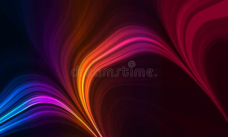 Vector Abstract Colorful Flow Background with Liquid Wave Shapes. Stock ...