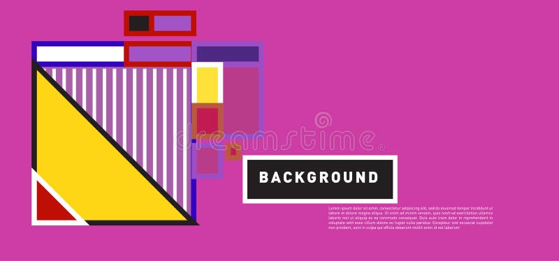 Vector Abstract Colorful Rectangle Background for Banner Stock Vector ...