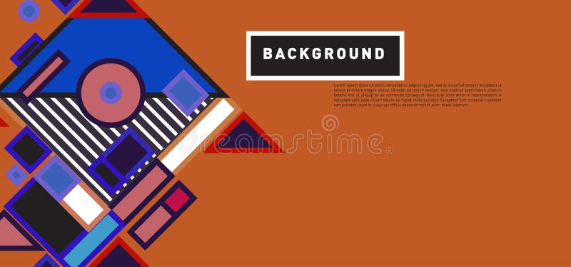 Vector Abstract Colorful Rectangle Background for Banner Stock Vector ...
