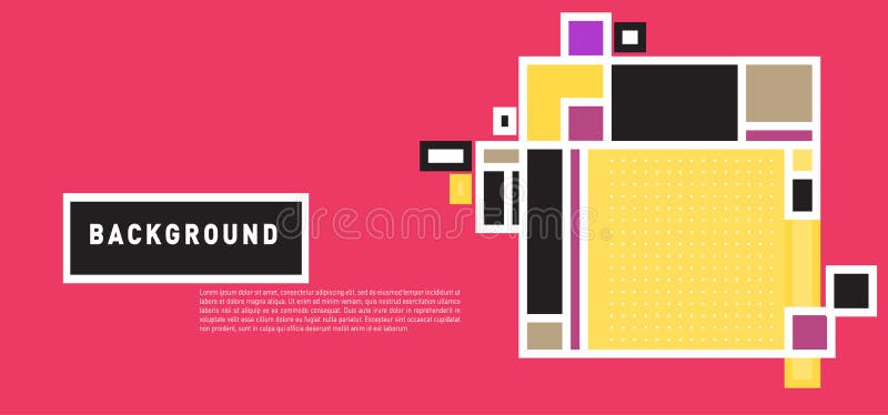 Vector Abstract Colorful Rectangle Background for Banner Stock Vector ...